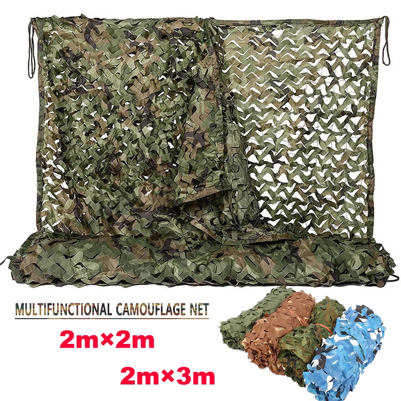 Thickened Camouflage Net Camo Netting Army Nets Shade Mesh Hunting ...