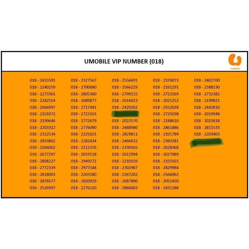 Vip UMobile (REQUEST NUMBER) | Shopee Malaysia