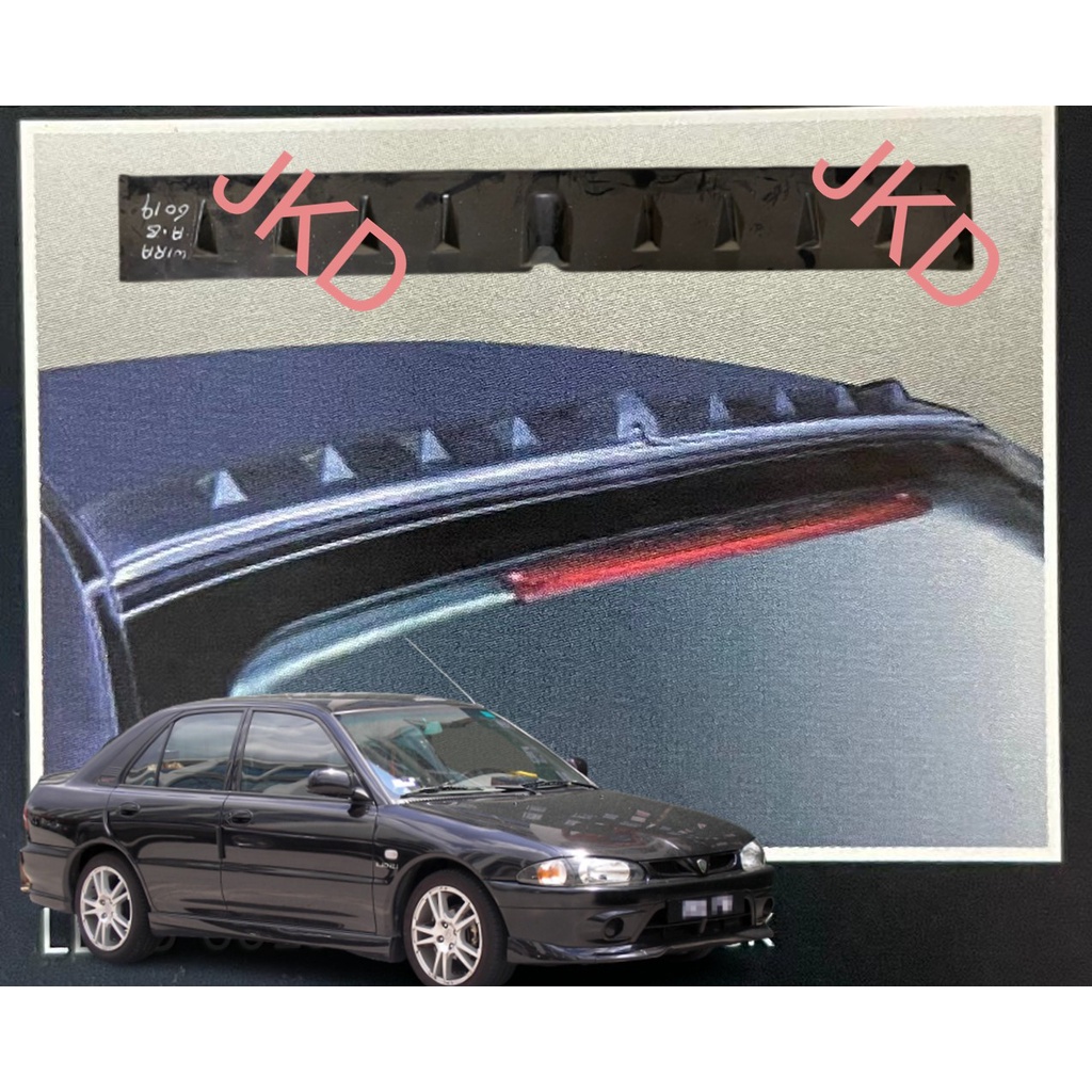 WIRA AEROBACK Vortex Generator Shark Fin Roof Diffuser Rear Wing ...