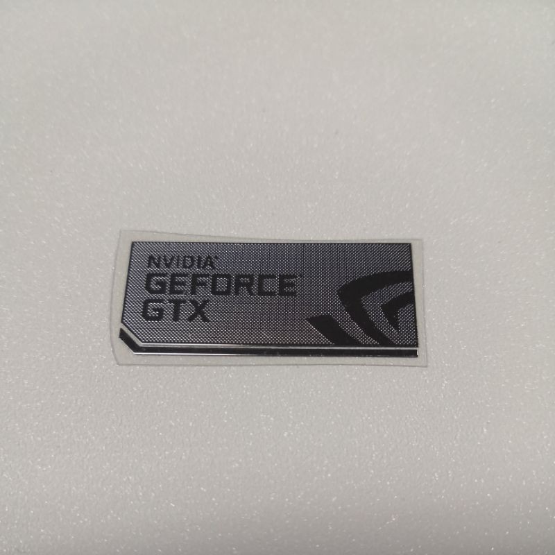 Metal Stickers Window 10 Pro Window 8 Nvidia Geforce GTX RTX CPU i9 i7 ...
