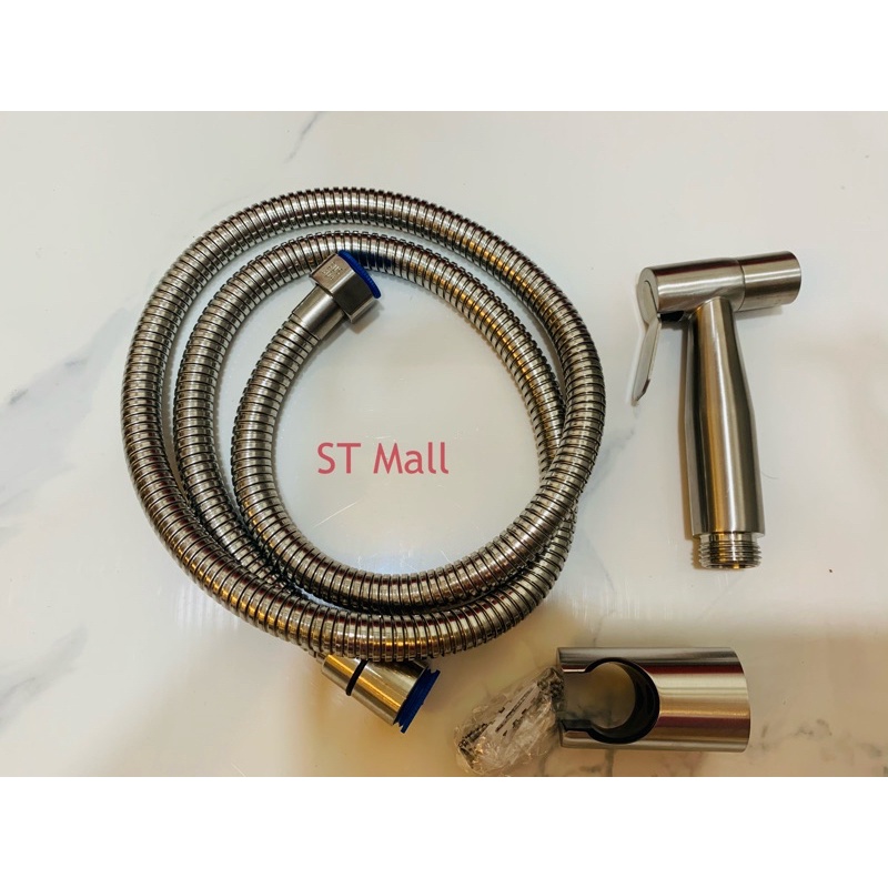 Stainless Steel 304 Hand Bidet Spray Full Set With 1.2m Flexible Hose ...