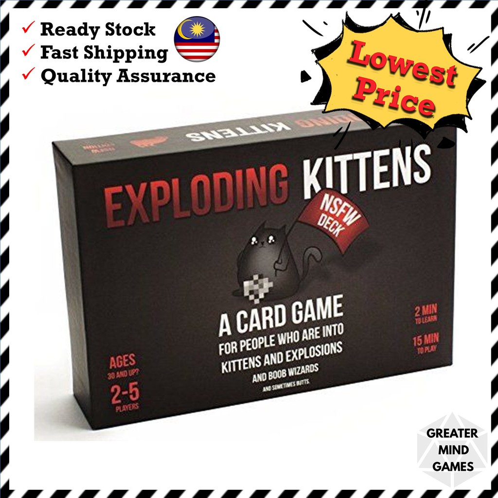 [READY STOCK] Exploding Kittens Card Games Base Expansion Family Activity Children Games Kids ...