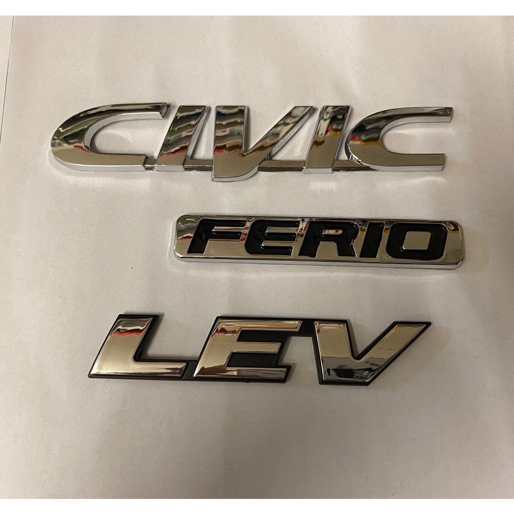 Emblem civic ferio ek ek9 LOGO HONDA CIVIC FERIO EK EMBLEM LEV MURAH ...