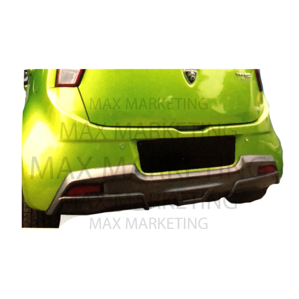 PROTON IRIZ REAR SKIRT OE POLYURETHANE SKIRT LIP BODYKIT (PU) | Shopee ...