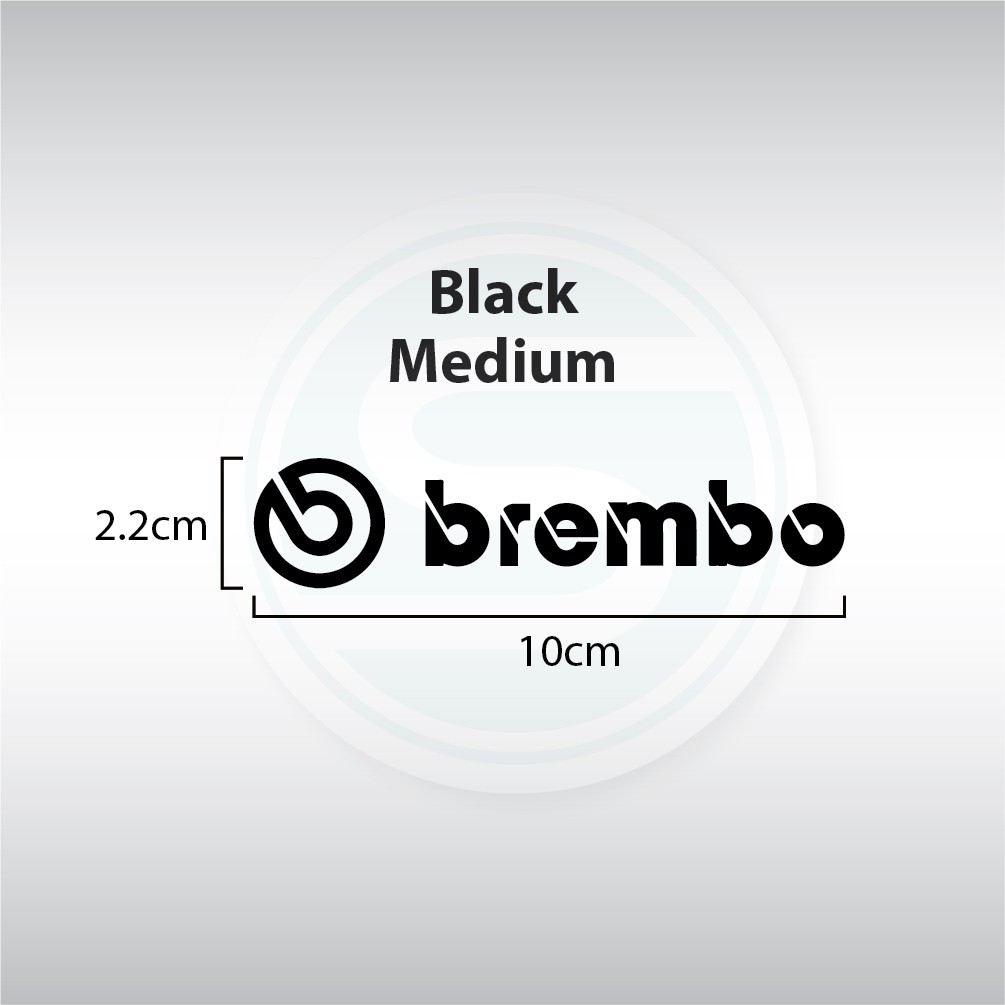 【READY STOCK】BREMBO STICKER high quality car brake caliper side window ...