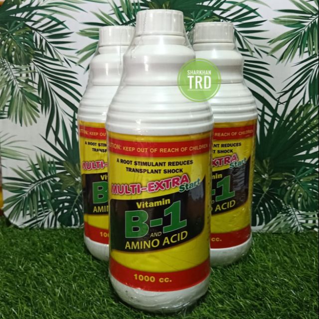 1 Botol 1ltr VITAMIN B1 And Amino Acid Multi Extra Start Penggalak Akar Tanaman Produk Thailand ...
