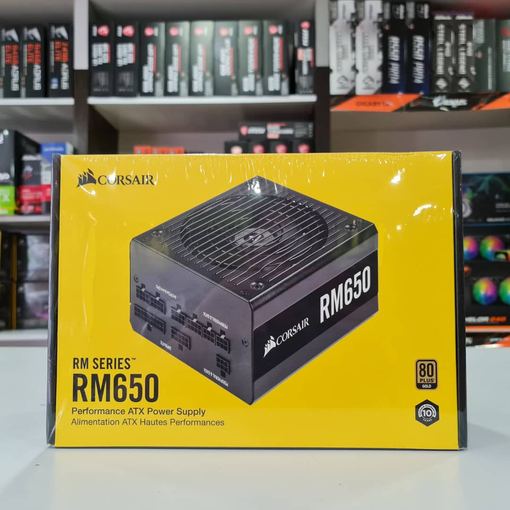 CORSAIR RM SERIES RM650 80+ GOLD FULL MODULAR POWER SUPPLER | Shopee ...