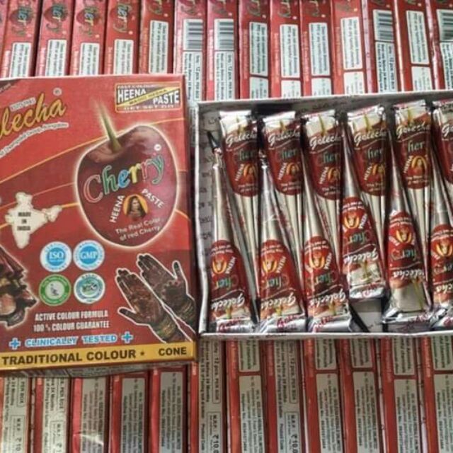 Inai Kon Cherry Golecha Original from India(1pcs) | Shopee Malaysia