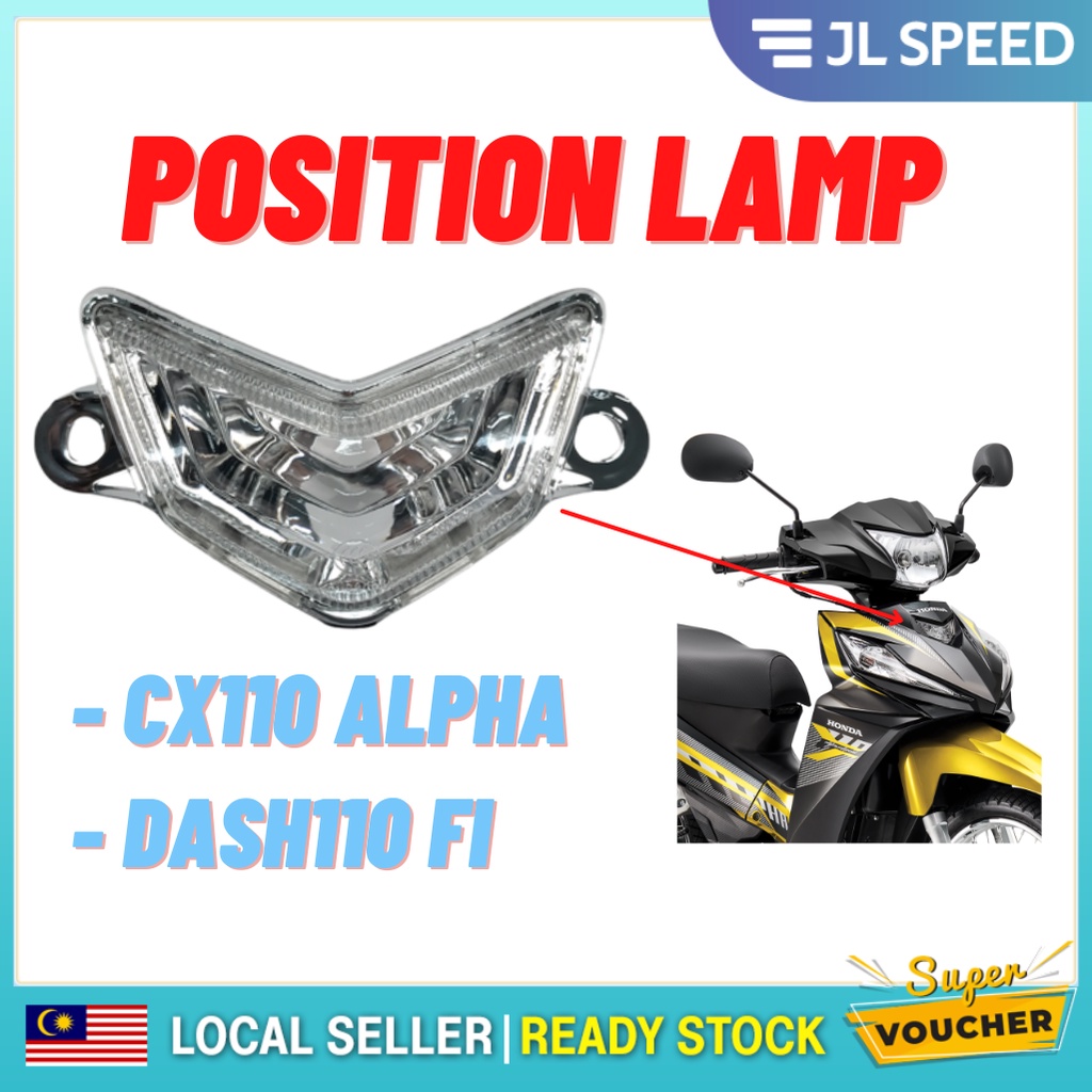 HONDA CX110 ALPHA WAVE CX 110 / DASH125 FI DASH125FI / DASH2 FI DASH 110 NEW FI POSITION LAMP ...