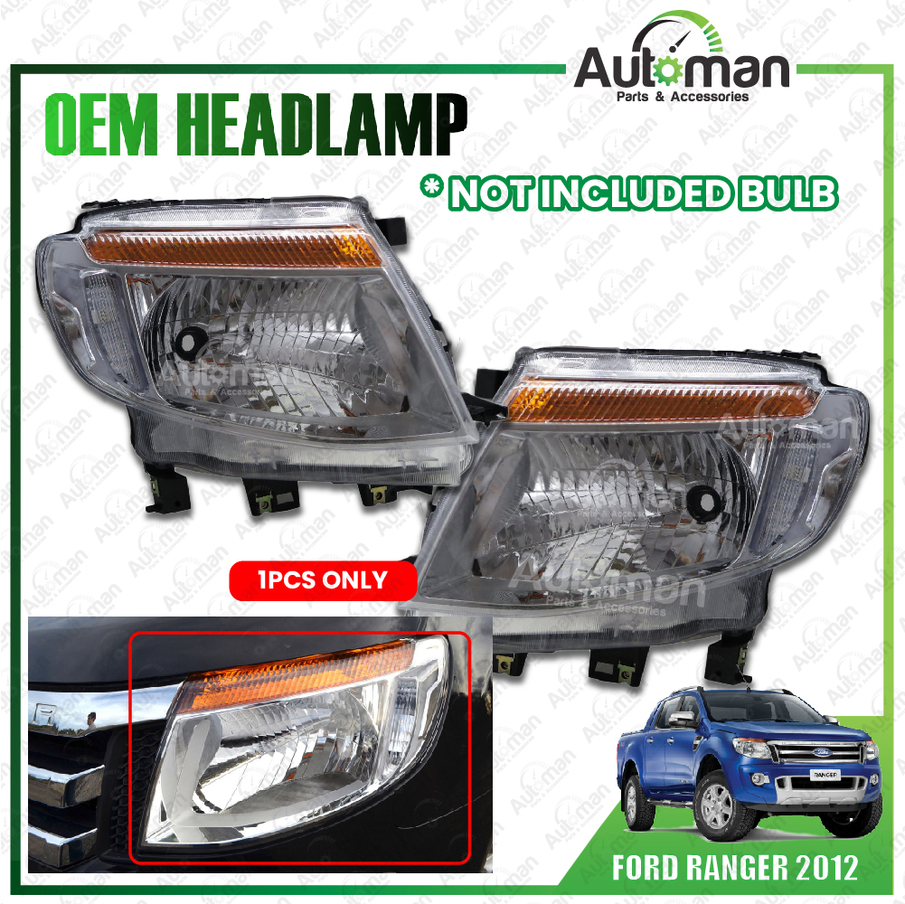 Ford Ranger T6 2012 - 2015 Pre-Facelift Front Headlamp Head Lamp Light ...