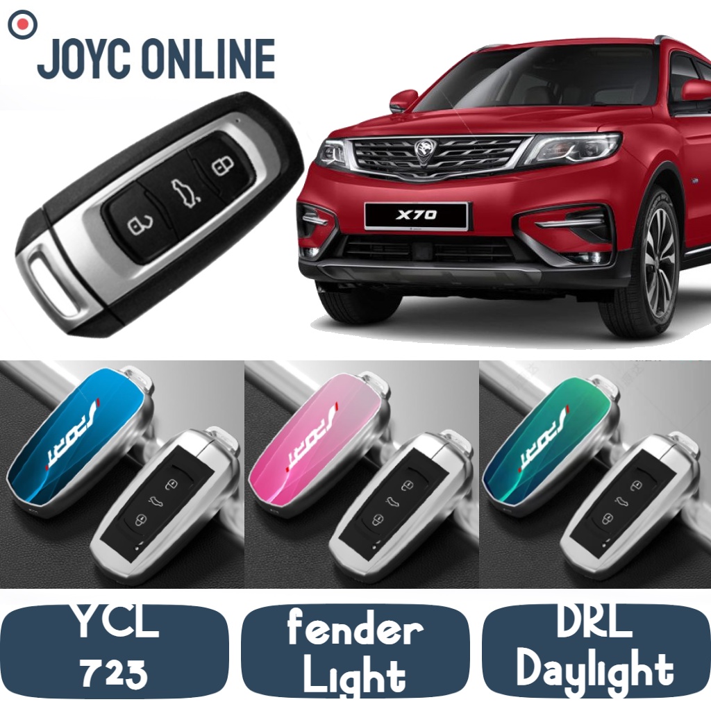 PROTON X70 Tempered Glass Key Cover Keyless Remote Car Key Control ...