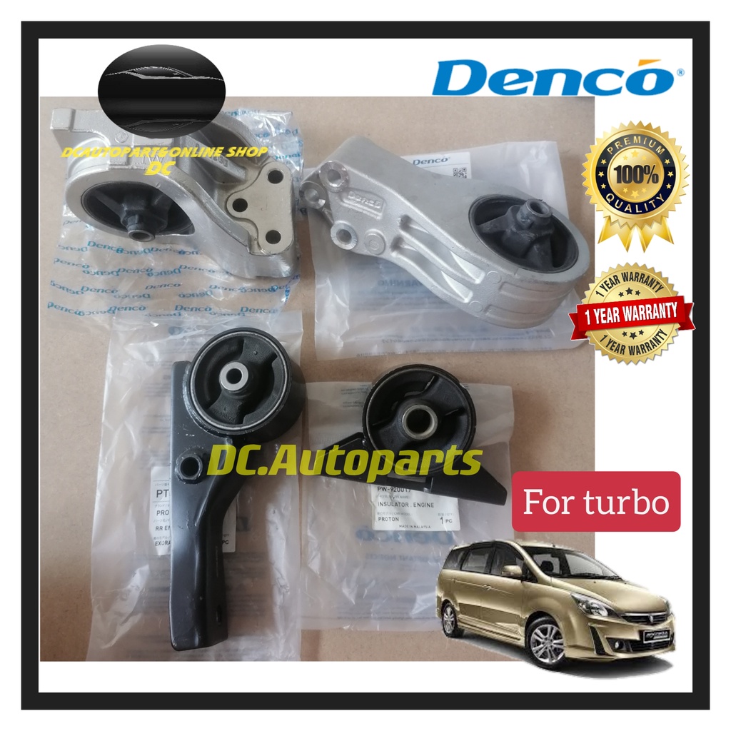 ENGINE MOUNTING PROTON EXORA / PREVE / SUPRIMA S TURBO AUTO ( 4PCS ...