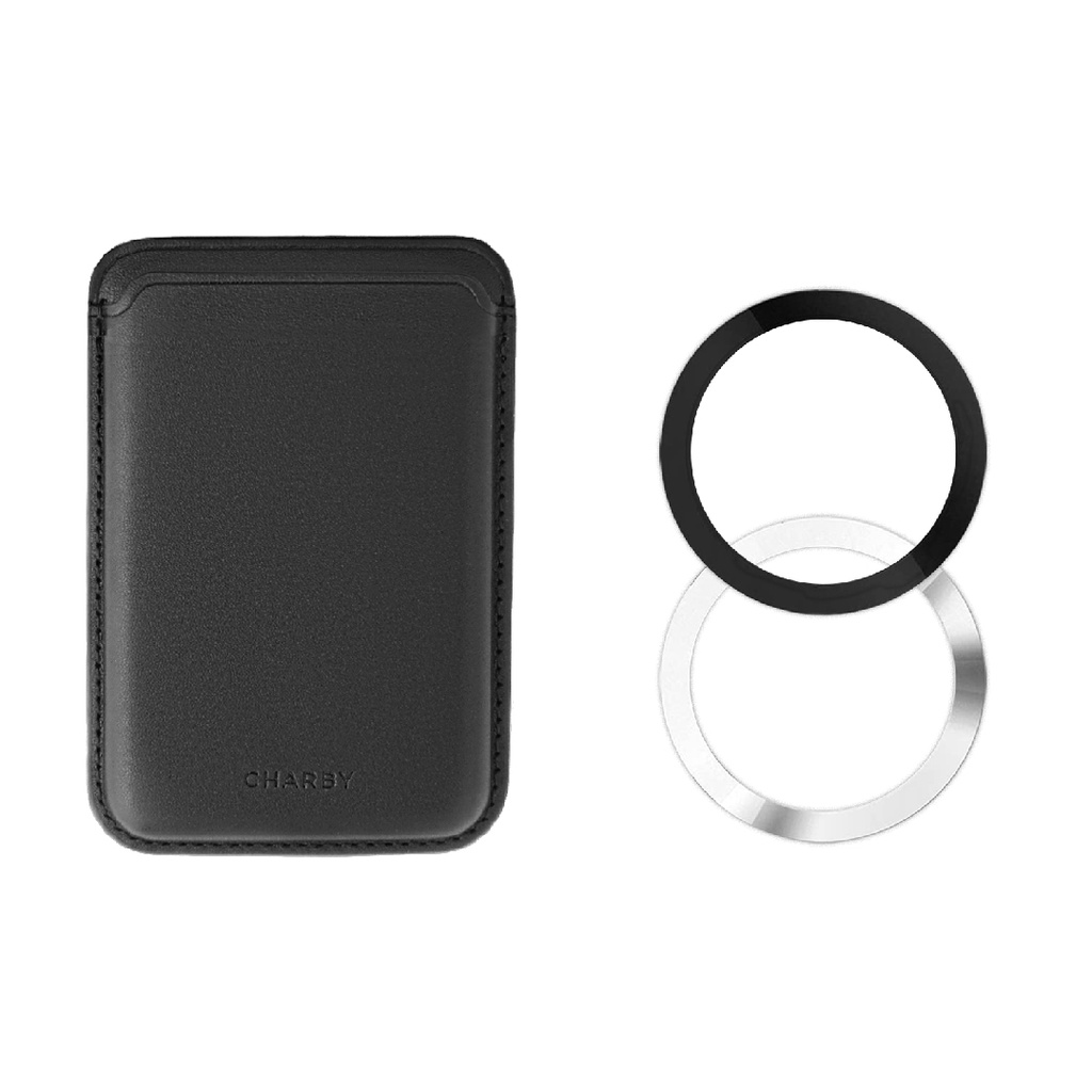 CHARBY Orbit Magnetic Wallet Vegan Leather Card and Banknotes Holder ...