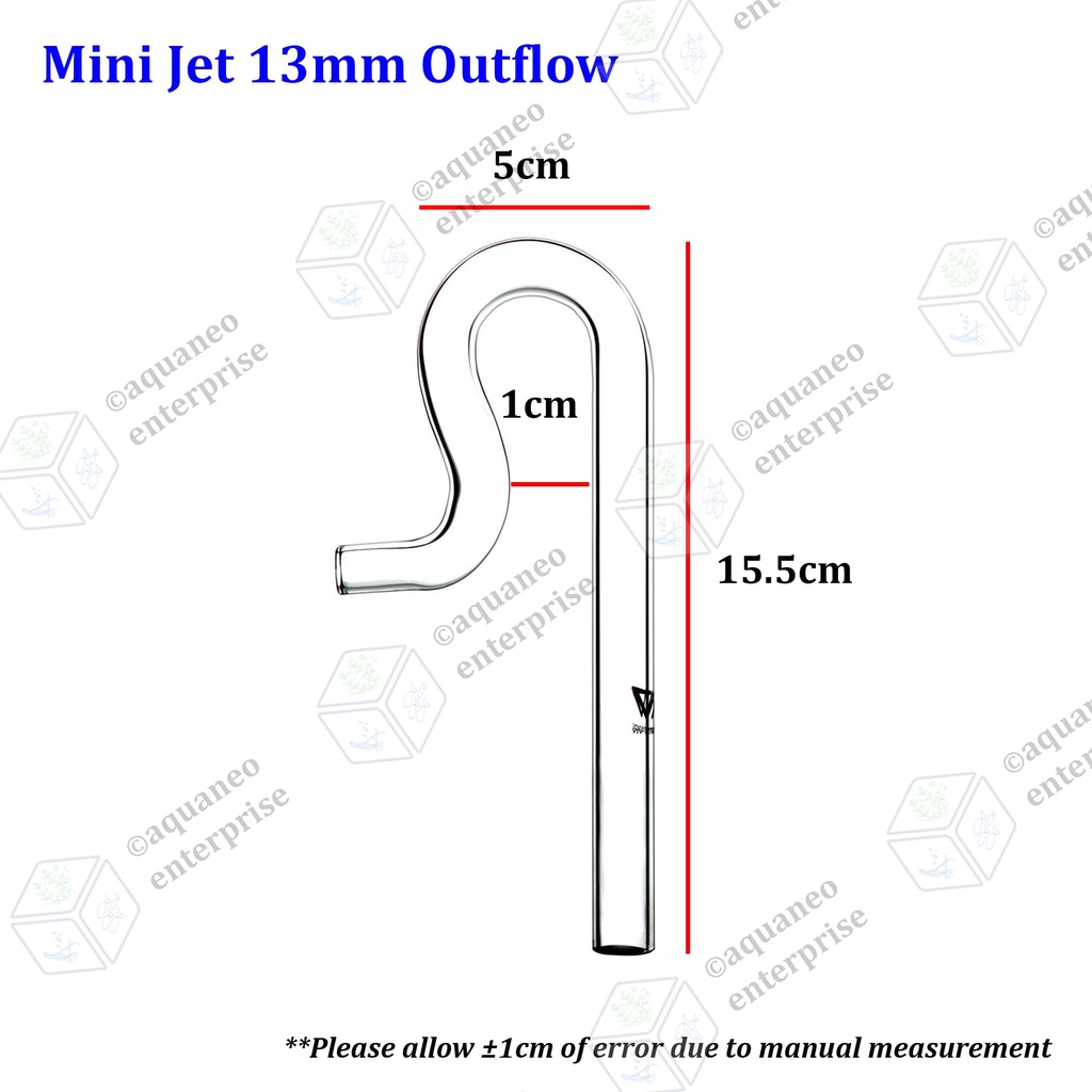 VIV Glassware Mini Jet Peony Spin Inflow Outflow 13mm | aquarium lily ...
