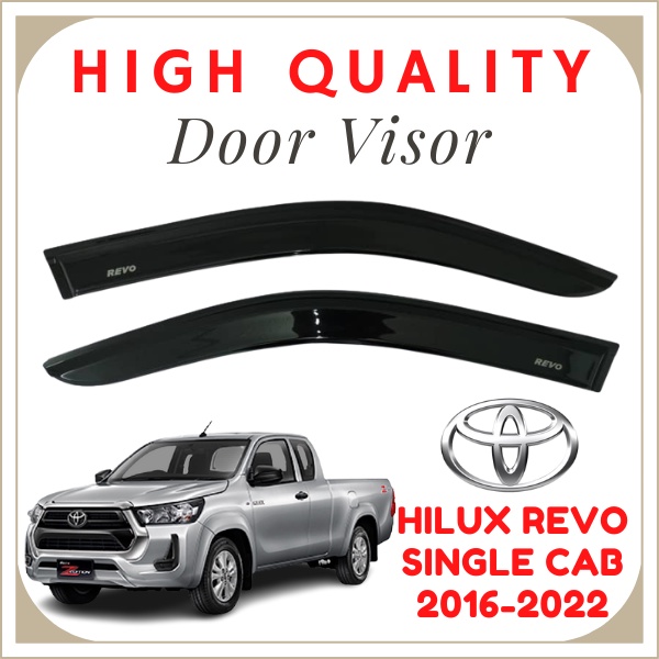 TOYOTA HILUX REVO SINGLE CAB 2016-2022 HIGH QUALITY DOOR VISOR AIR ...