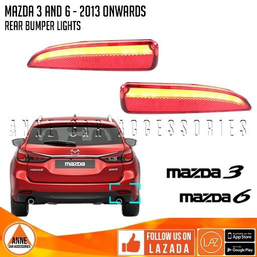 Mazda 3 and 6 - 2013 - 2016 Model Rear Bumper Light - Special Design ...