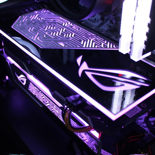 Rgb VGA Holder (Maya RGB led Video card Holder) | Shopee Malaysia