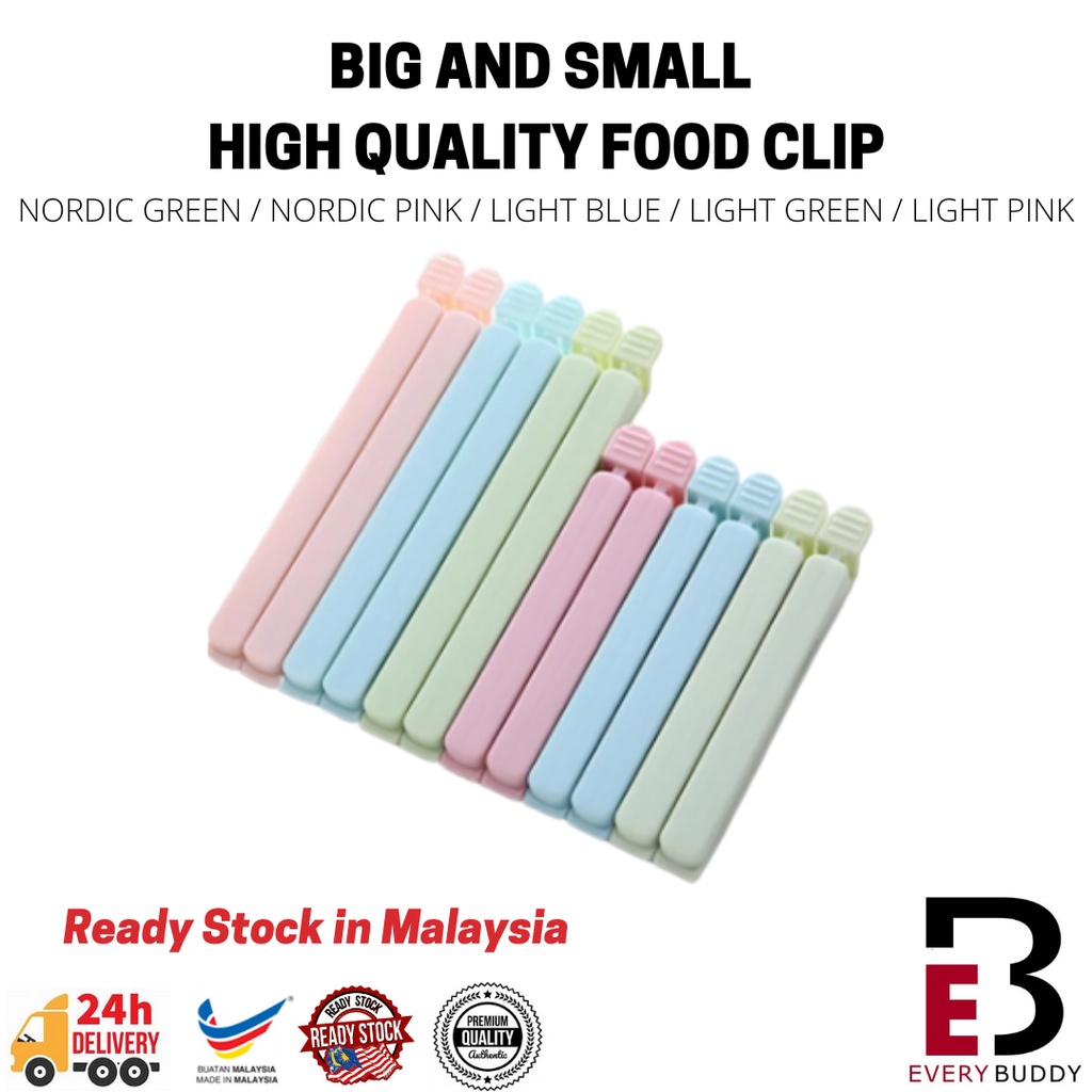 Ready Stock 1pc Food Clips Food Clip Plastic Food Sealer Stick Food ...