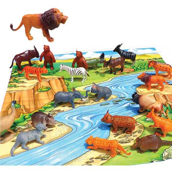 Model Wild Animals Set (20 Pcs) | Shopee Malaysia
