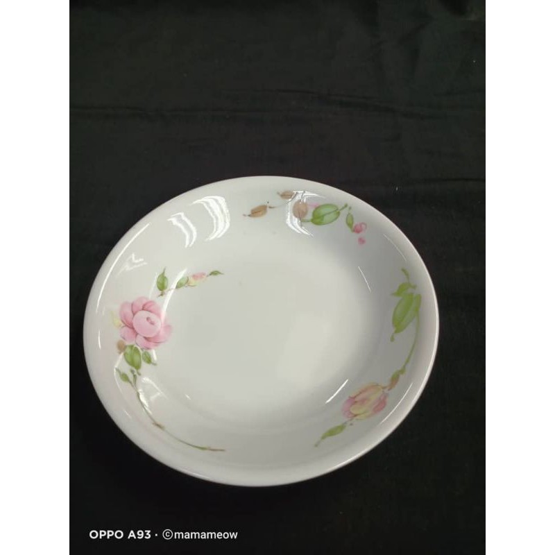 Corelle 17cm Soup Plate Country Rose | Shopee Malaysia