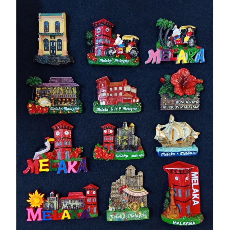 [READY STOCK]🔥MAGNET PETI SEJUK MELAKA FRIDGE MAGNET | Shopee Malaysia