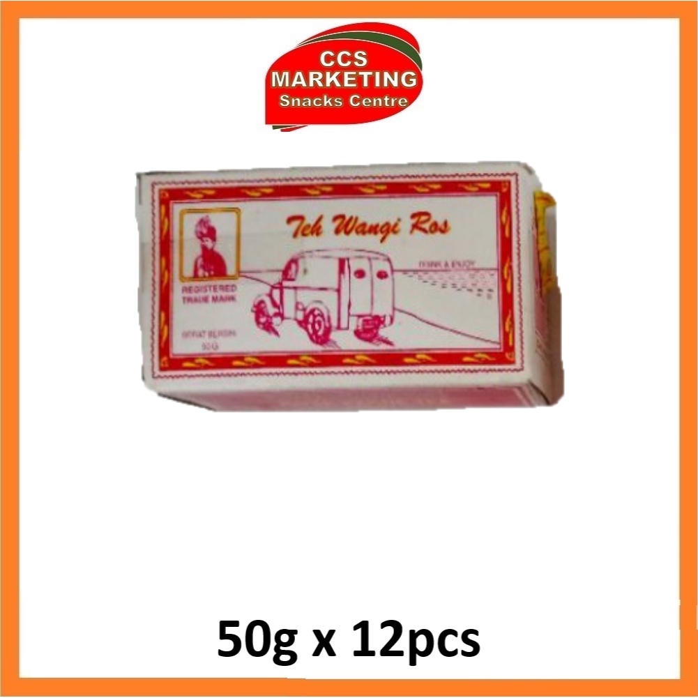 CCS Teh Wangi Ros Sultan Brand Rose Tea ( 50g x 12pcs ) | Shopee Malaysia