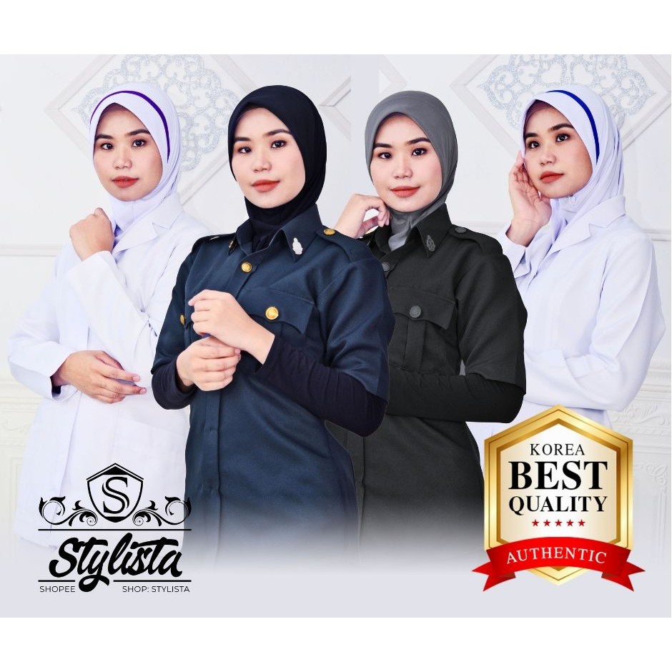 Tudung Uniform/ Seragam Kerja/ Jabatan/ Nurse/ Jururawat/ Kastam/ JPJ ...