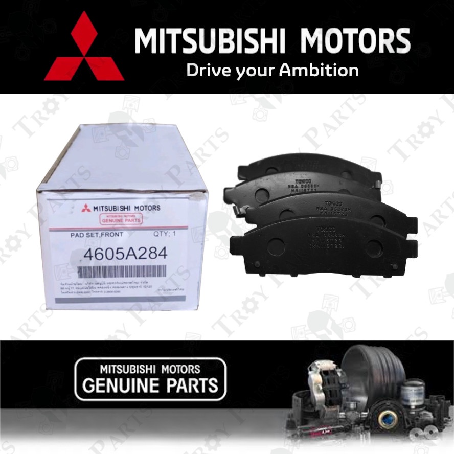 Original Mitsubishi Front Brake Pad 4605A284 for Mitshubishi Triton 2.4 Mivec Pajero Sport KB4 ...