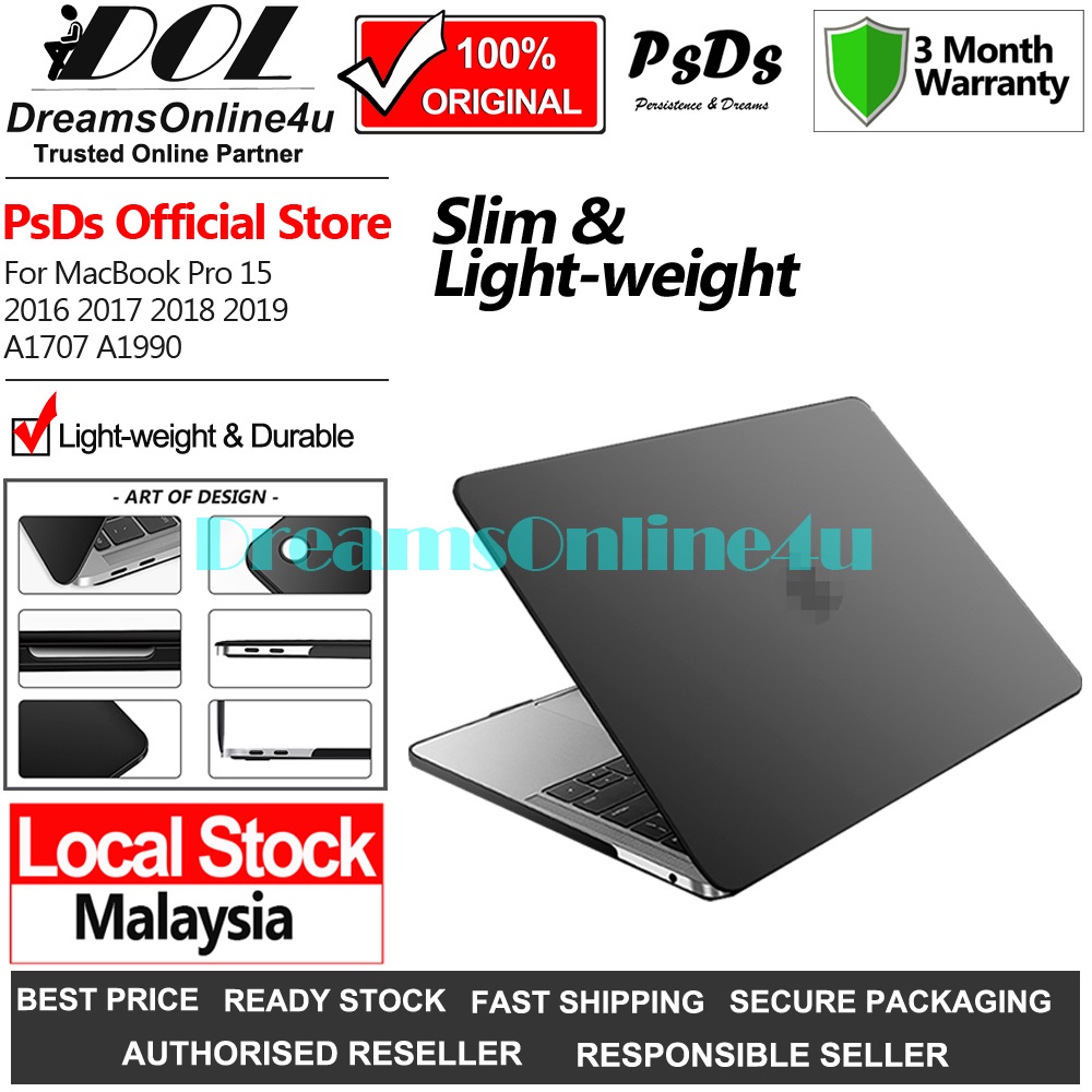 Matte Ultra Slim Light Weight Hard Cover Case for Laptop MB Pro 15 2016 ...