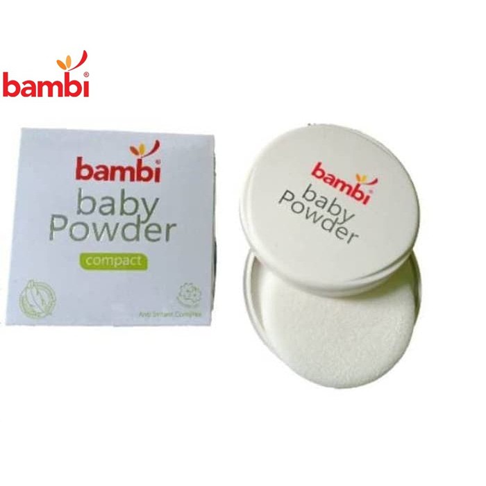 Bambi Baby Powder Compact 40gr | Shopee Malaysia