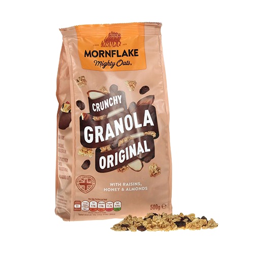 Mornflake Mighty Oats Crunchy GRANOLA - ORIGINAL (500g) Nutritious ...