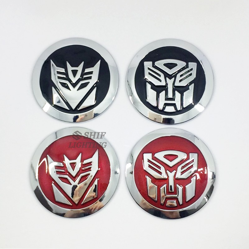 1 X Metal 65mm 3D Transformer Deception Autobot Emblem Badge Sticker ...
