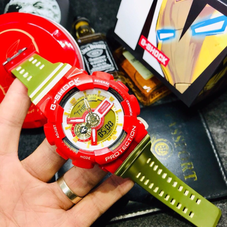 200% Original casio gshock GA110 Avengers Marvels Iron Man men women ...