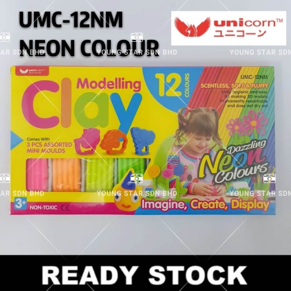 Unicorn Modelling Clay UMC-12NM ( 9557368133709 ) | Shopee Malaysia