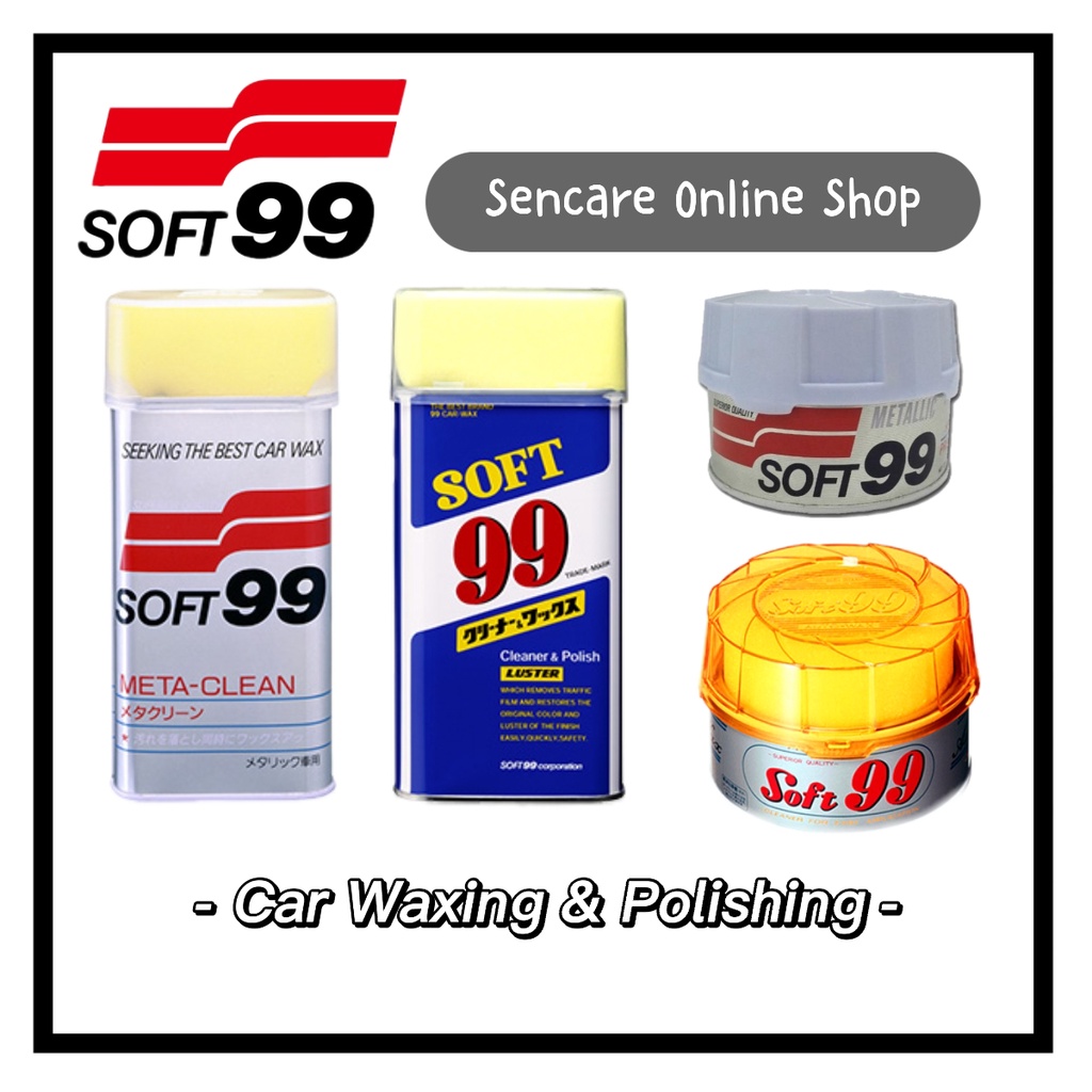 Soft99 Soft 99 Luster / Meta Clean / Metallic wax / Hanneri Wax Car ...