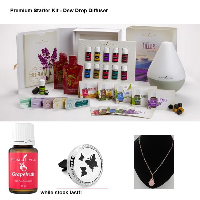 Young Living - Premium Starter Kit ( Dew Drop Diffuser) | Shopee Malaysia