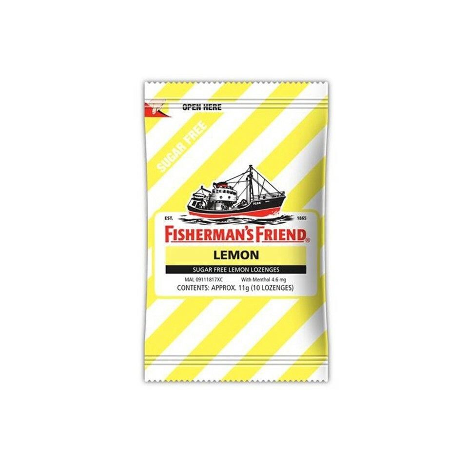 Fisherman's Friend Lemon Flavour Sugar Free Lozenges 11G | Shopee Malaysia