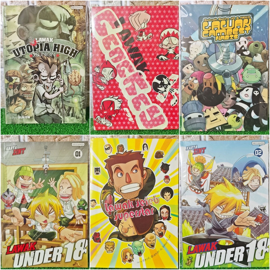 PRELOVED 』Komik "Lawak Gengkey/ Cambest / Superstar / Under18 / Utopia ...