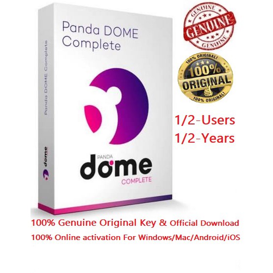 Original Panda Dome Complete Protection Latest Version (Windows/Mac ...