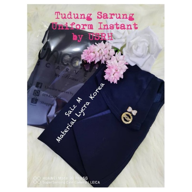 Tudung Sarung Instant Uniform Akak Polis / JPJ Dark Blue | Shopee Malaysia