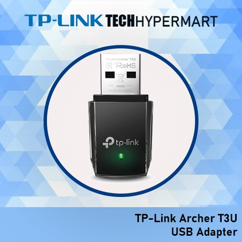 TP-Link Archer T3U USB Adapter (1300Mbps Wireless AC, Mini USB ...