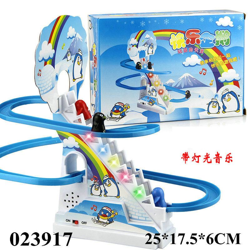 Frozen II Fever & Penguin Musical Staircase Track Toy | Shopee Malaysia