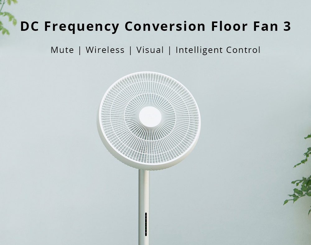Smartmi Standing Fan 3 Fresh Anion Generator Cordless Fan Up to 20 ...