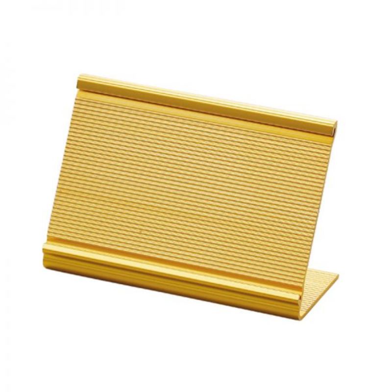 1 Pieces Aluminum Alloy L Shape Price Tag Table Price Label Card ...