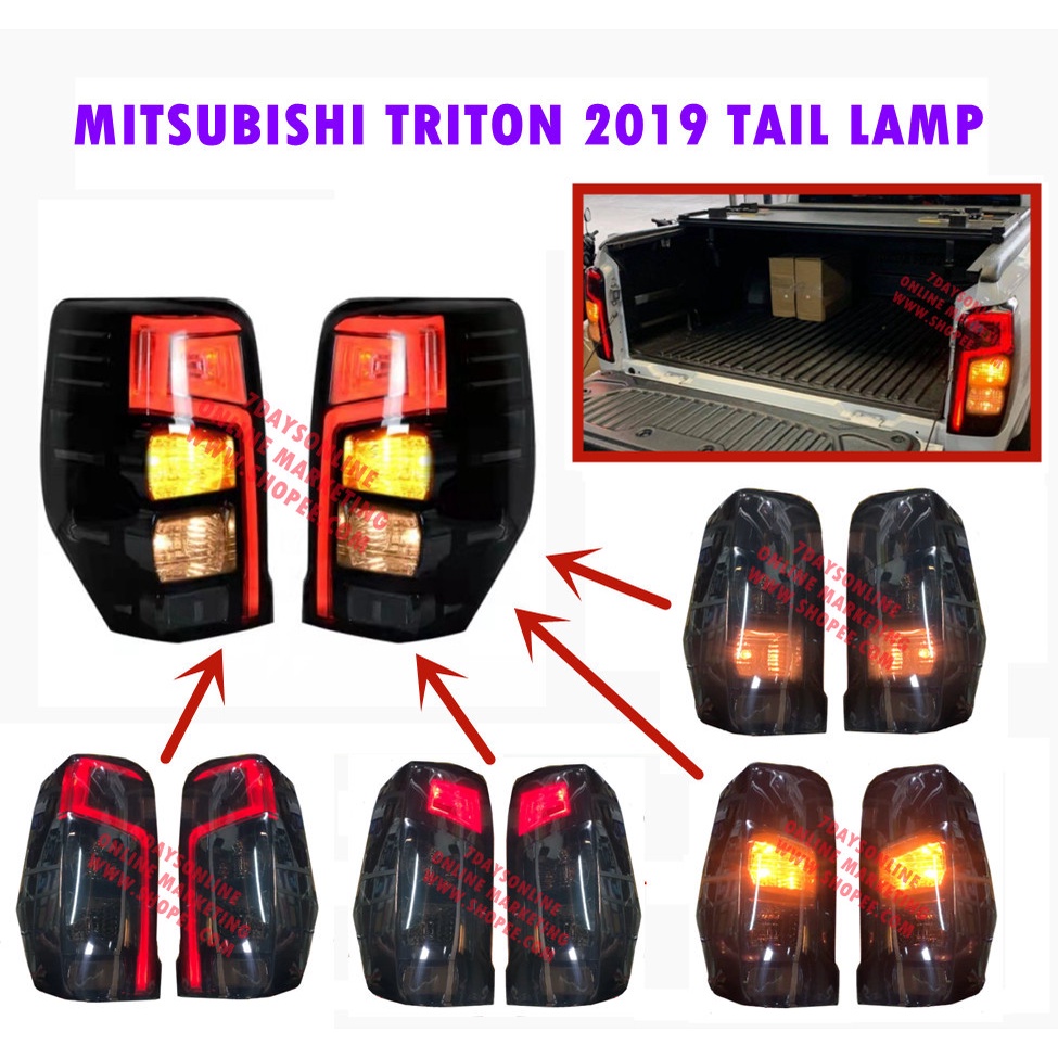 MITSUBISHI TRITON 2019-2020 TAIL LAMP ( PLUG & PLAY ) | Shopee Malaysia