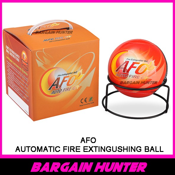 BARGAIN HUNTER - AFO Automatic Fire Ball, ABC Fire Extinguisher Fire ...
