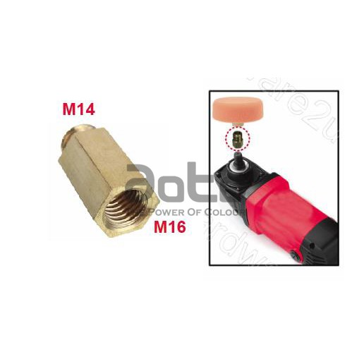 Polisher Spindle Convert Adaptor Thread M16 To M14 / M16 To M14 / M10 ...