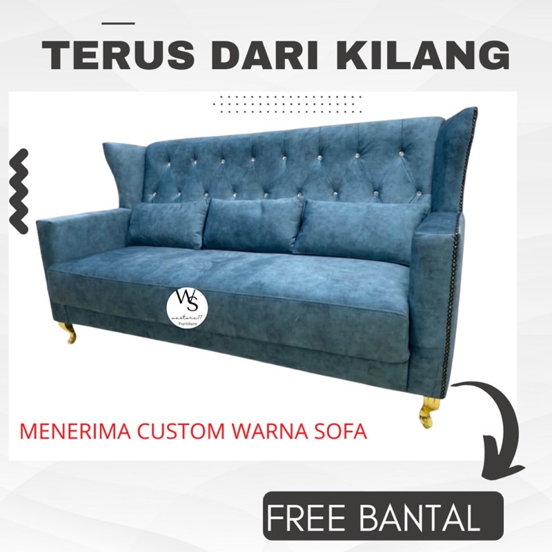 FREE SHIPPING SOFA CHESTERFIELD/ SOFA DIAMOND/SOFA BALDU | Shopee Malaysia