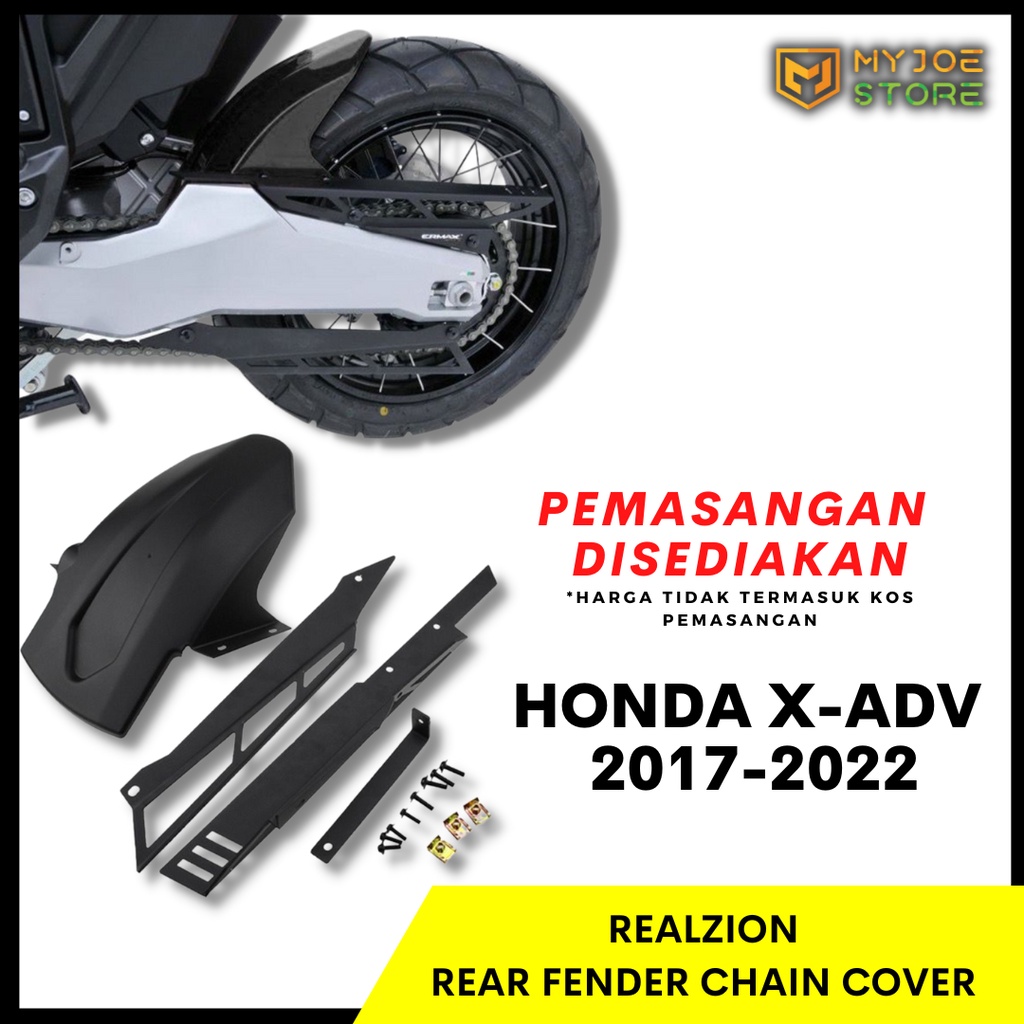 Honda XADV Rear Fender Chain Cover REALZION Rear Hugger for Honda ...
