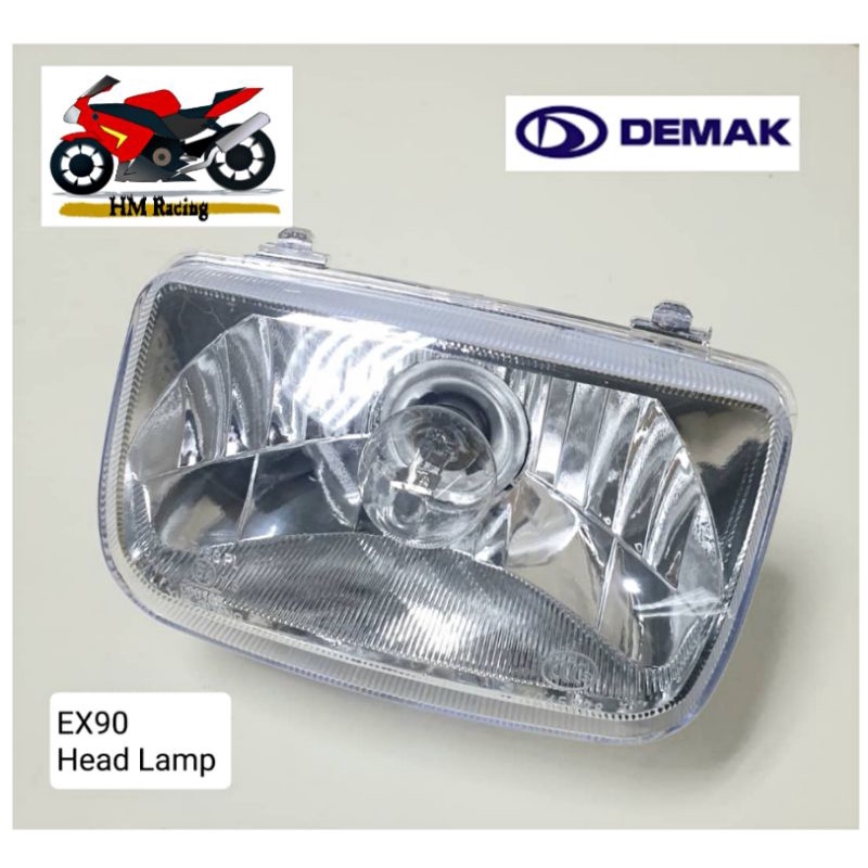 DEMAK EX90 - HEAD LAMP ASSY HEADLIGHT ASSY LAMPU DEPAN (Including bulb ...